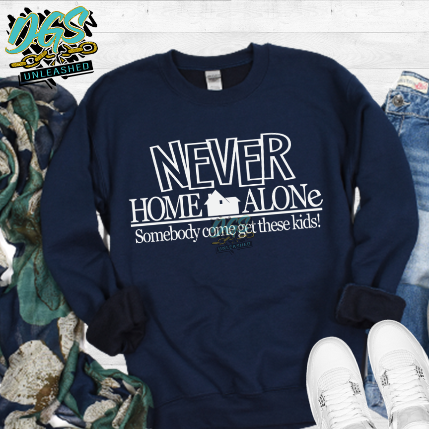 Never Home Alone (SCREEN PRINT TRANSFER ONLY!!) – Da Goodie Shop Unleashed