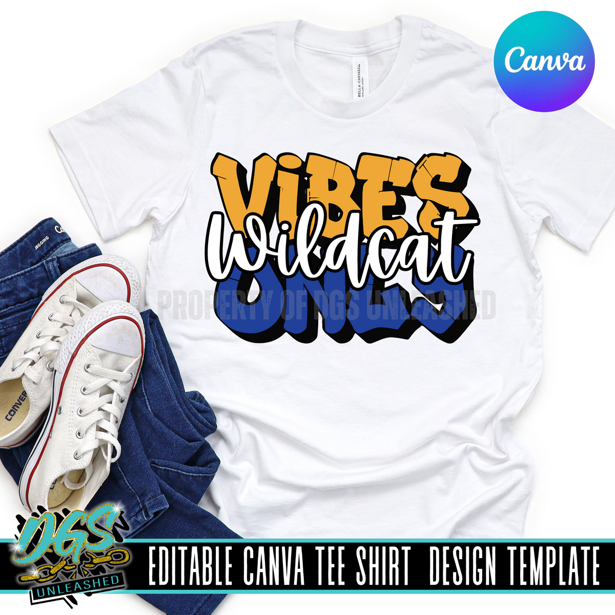 Team Vibes Only Editable Canva Template – Da Goodie Shop Unleashed
