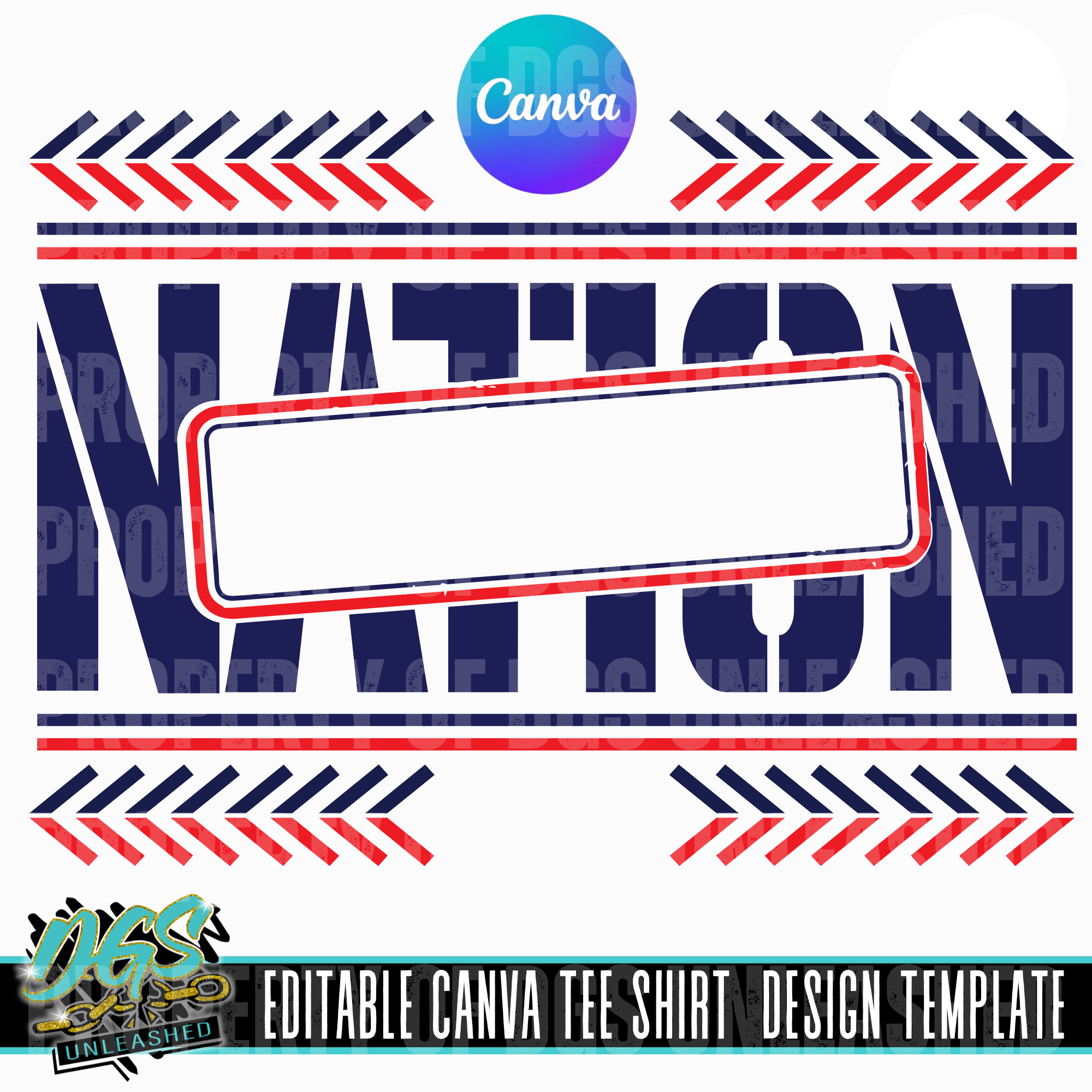 Team Nation Editable Canva Template – Da Goodie Shop Unleashed