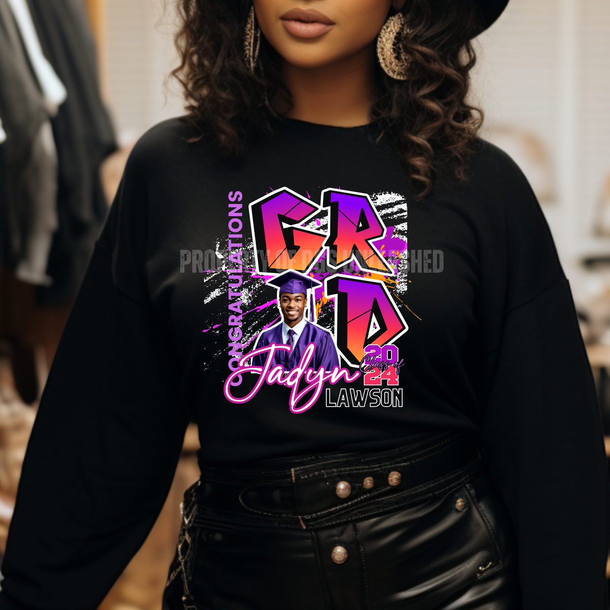 Graffiti Grad Editable Canva Template – Da Goodie Shop Unleashed