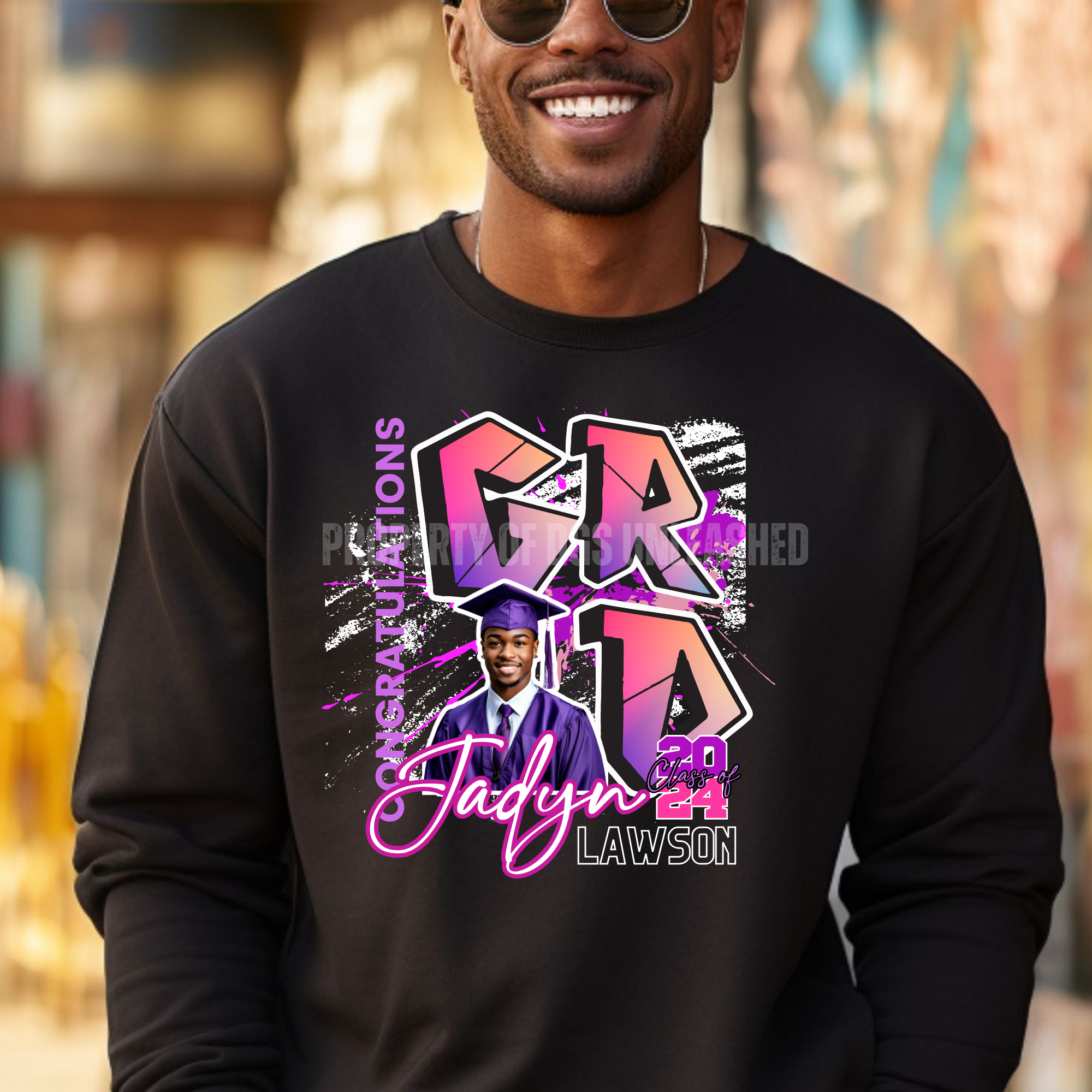 Graffiti Grad Editable Canva Template – Da Goodie Shop Unleashed