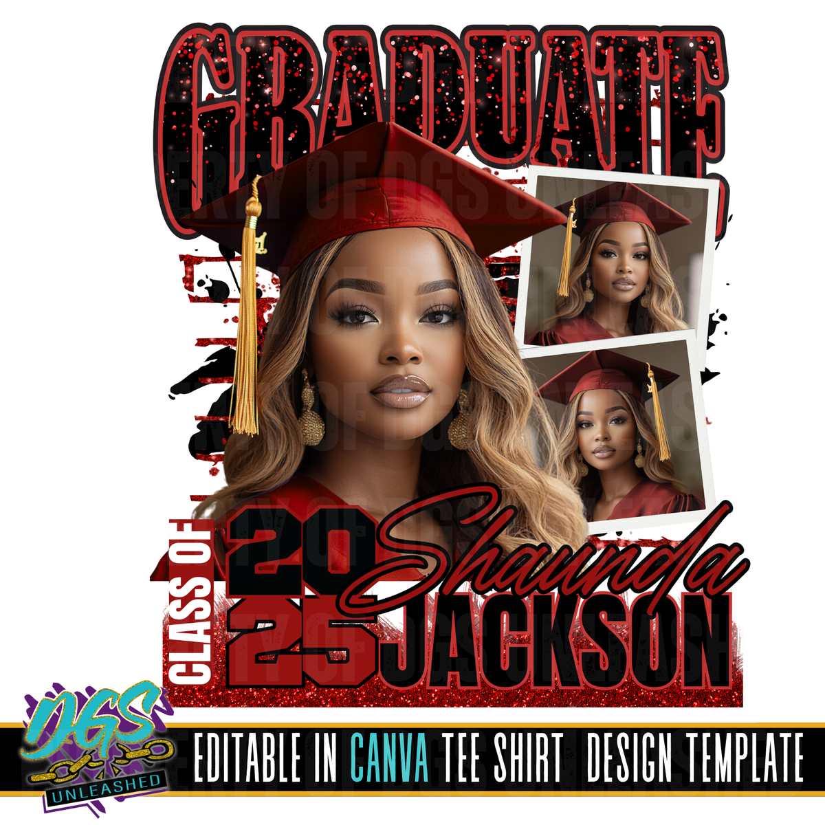 Graduate Arch Editable Canva Template – Da Goodie Shop Unleashed