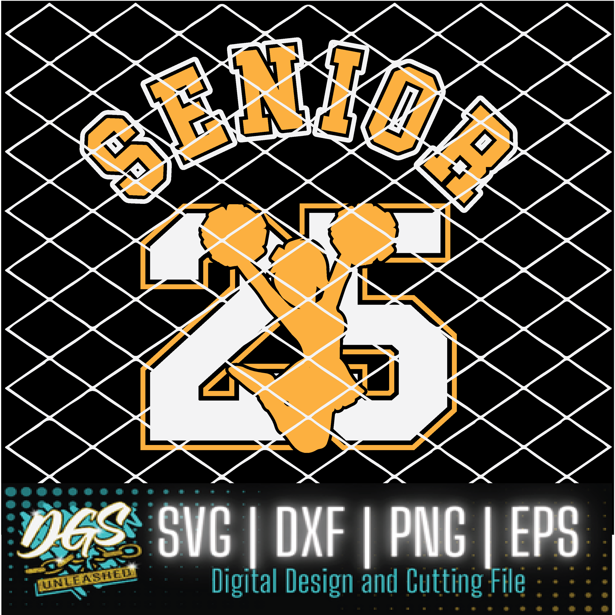 Air Senior 25 Cheer SVG, DXF, PNG, and EPS Cricut-Silhouette Instant D ...