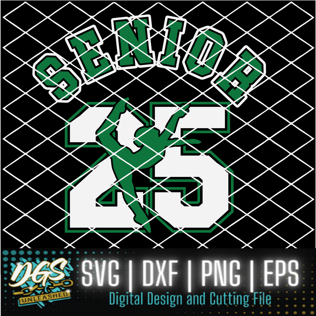 Air Senior 25 Dance SVG, DXF, PNG, and EPS Cricut-Silhouette Instant D ...