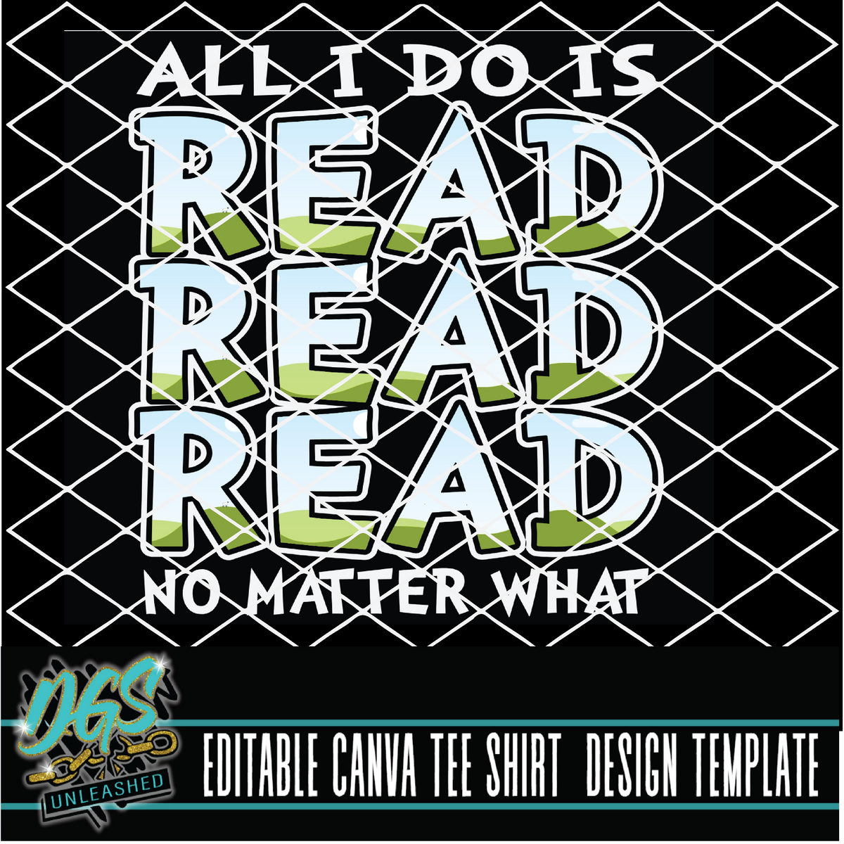 All I Do is Read Editable Canva Template – Da Goodie Shop Unleashed