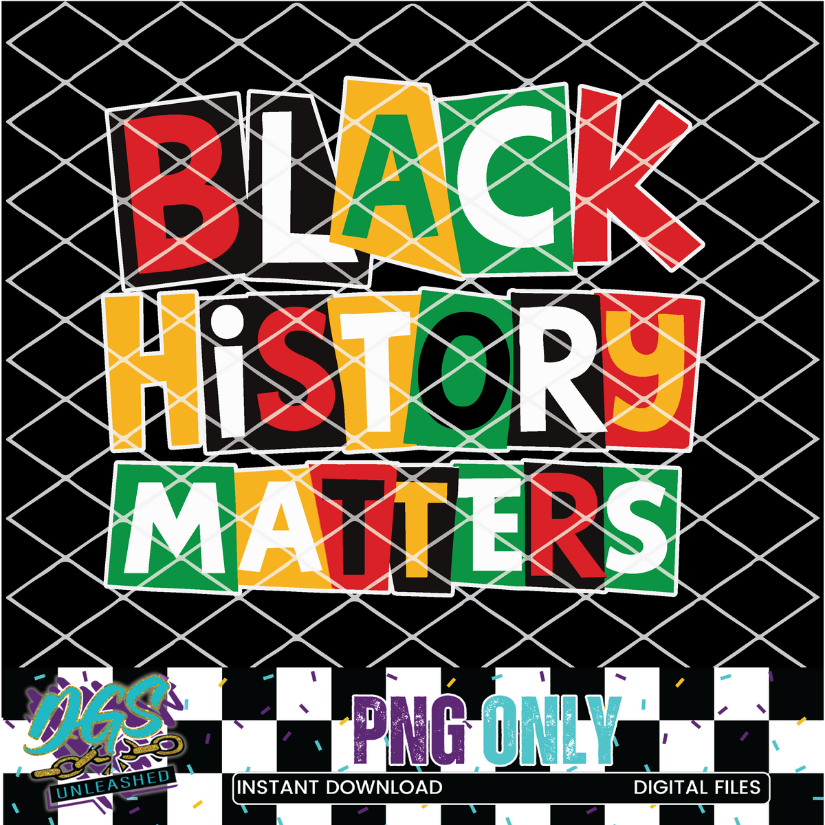 Black History Matters PNG Instant Digital Download – Da Goodie Shop ...