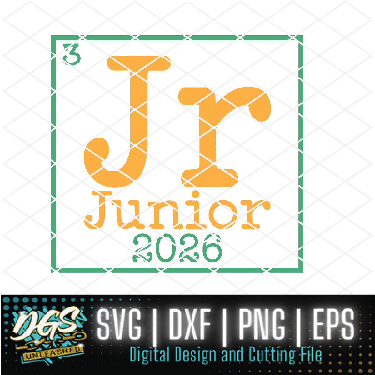 Class Elements Junior 2026 SVG, DXF, PNG, and EPS Cricut-Silhouette In ...
