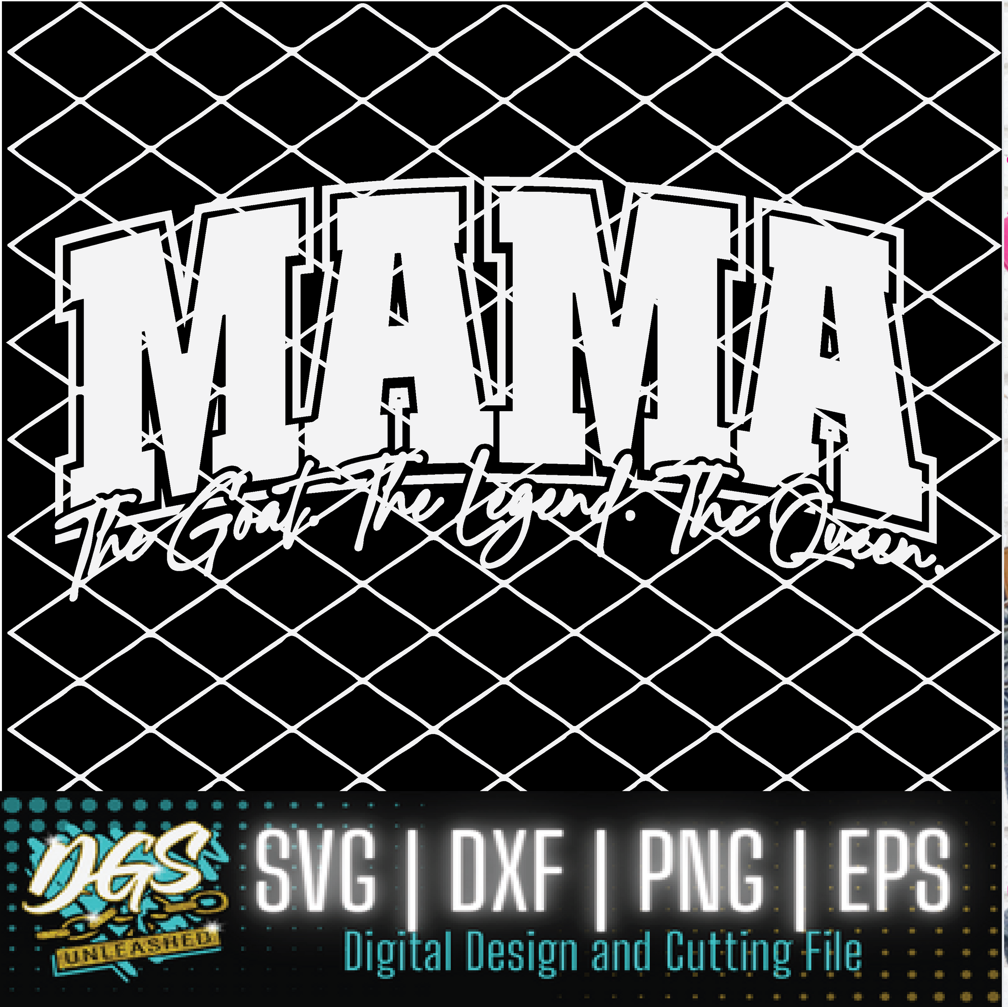 Mama the Queen SVG, DXF, PNG, and EPS Cricut-Silhouette Instant Digita ...