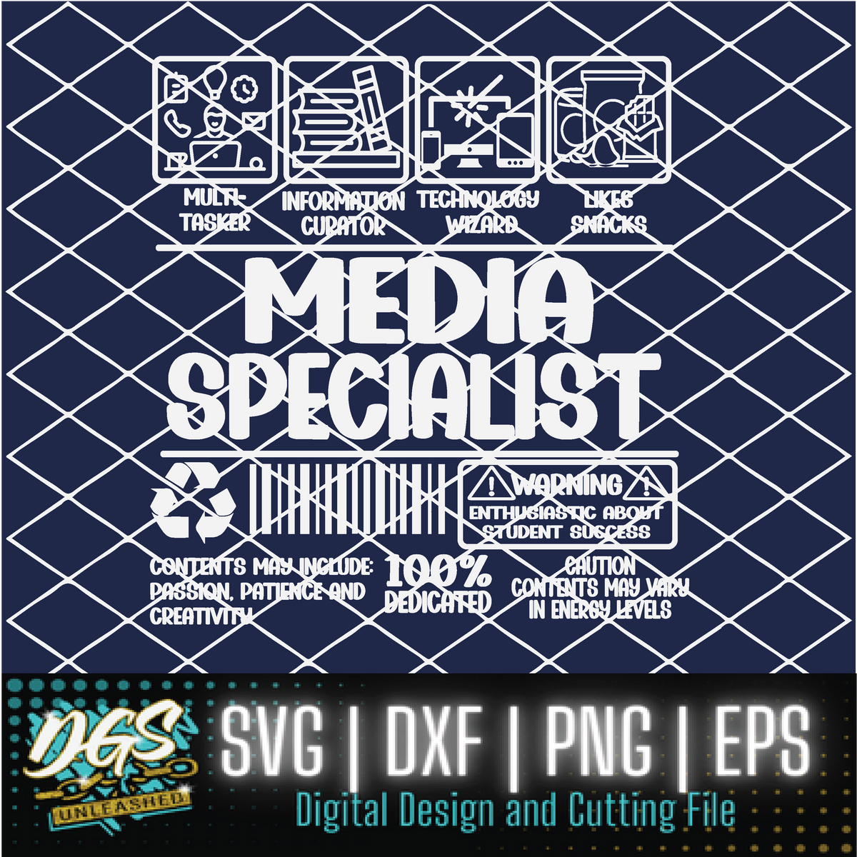 Media Special Label SVG, DXF, PNG, and EPS Cricut-Silhouette Instant D ...