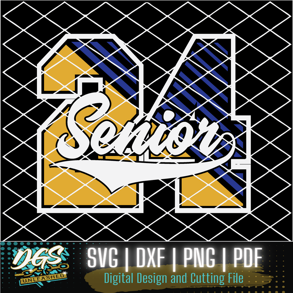 Senior 24-2 SVG, DXF, PNG, and EPS Digital Files – Da Goodie Shop Unleashed