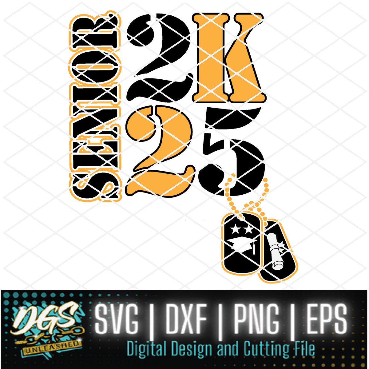 Senior Class 2K25 SVG, DXF, PNG, and EPS Cricut-Silhouette Instant Dig ...
