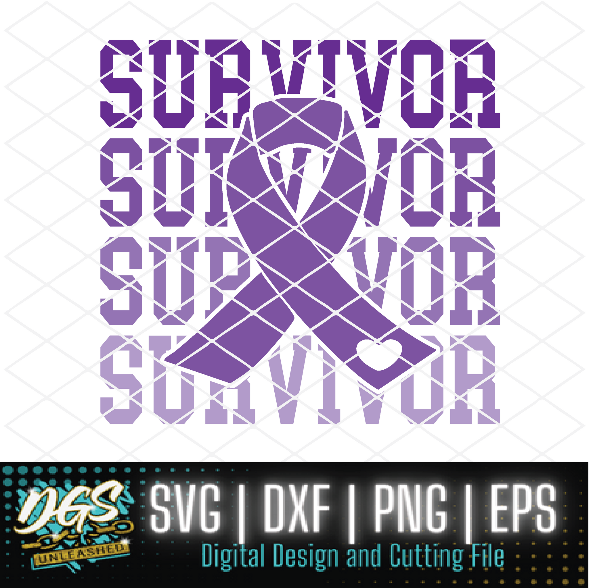 Survivor SVG, DXF, PNG, and EPS Cricut-Silhouette Instant Digital Down ...
