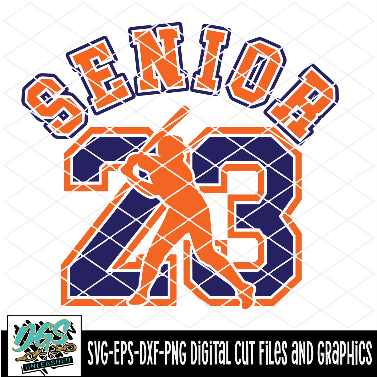 Air Senior 23 Baseball SVG, DXF, PNG, and EPS Digital Files – Da Goodie ...