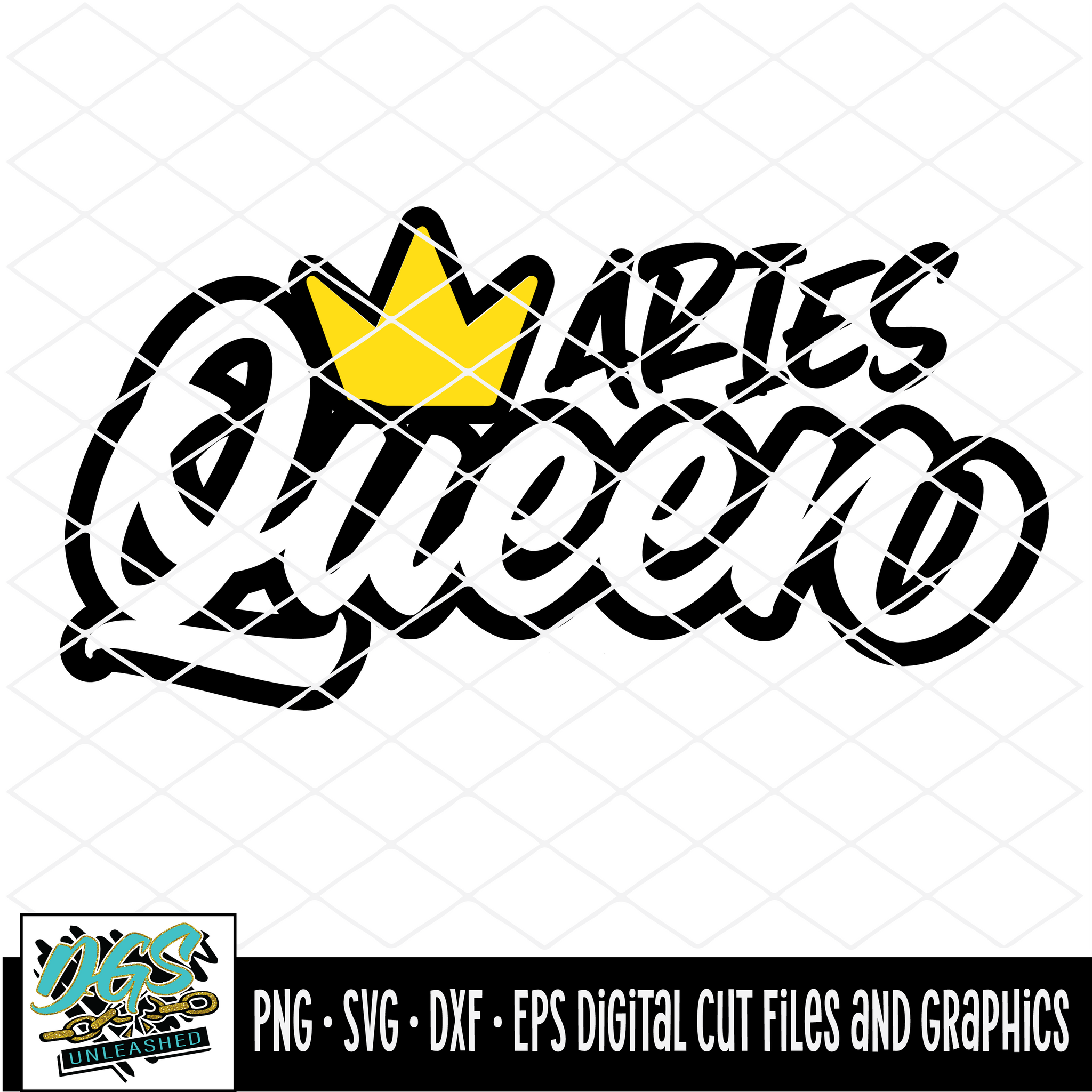 Aries Queen SVG, DXF, PNG, and EPS Cricut-Silhouette Instant Digital D ...