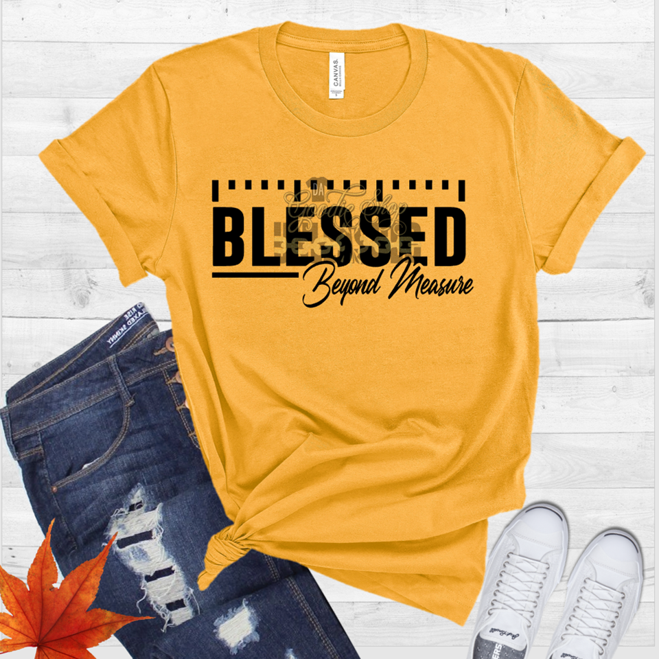 Blessed Beyond Measure Digital Design File – Da Goodie Shop Unleashed