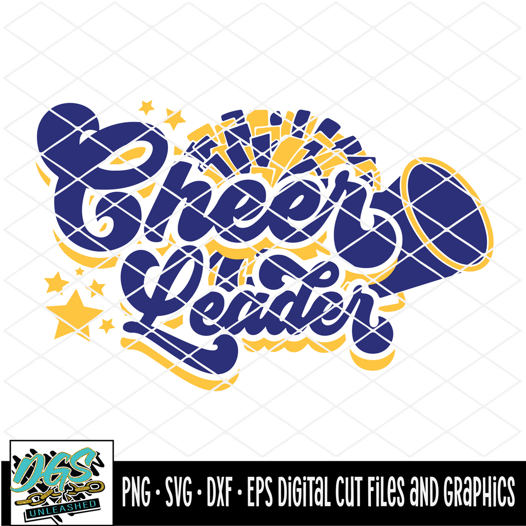 Cheerleader SVG, PNG, DXF, EPS-Instant Digital Download – Da Goodie ...