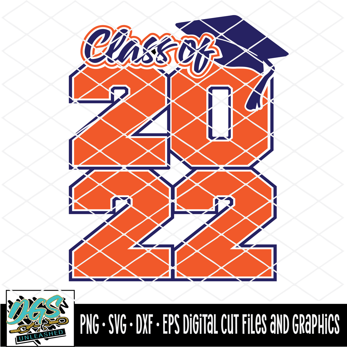 Class of 2022 Stacked, Graduate, Senior SVG, DXF, PNG, and EPS Digital ...