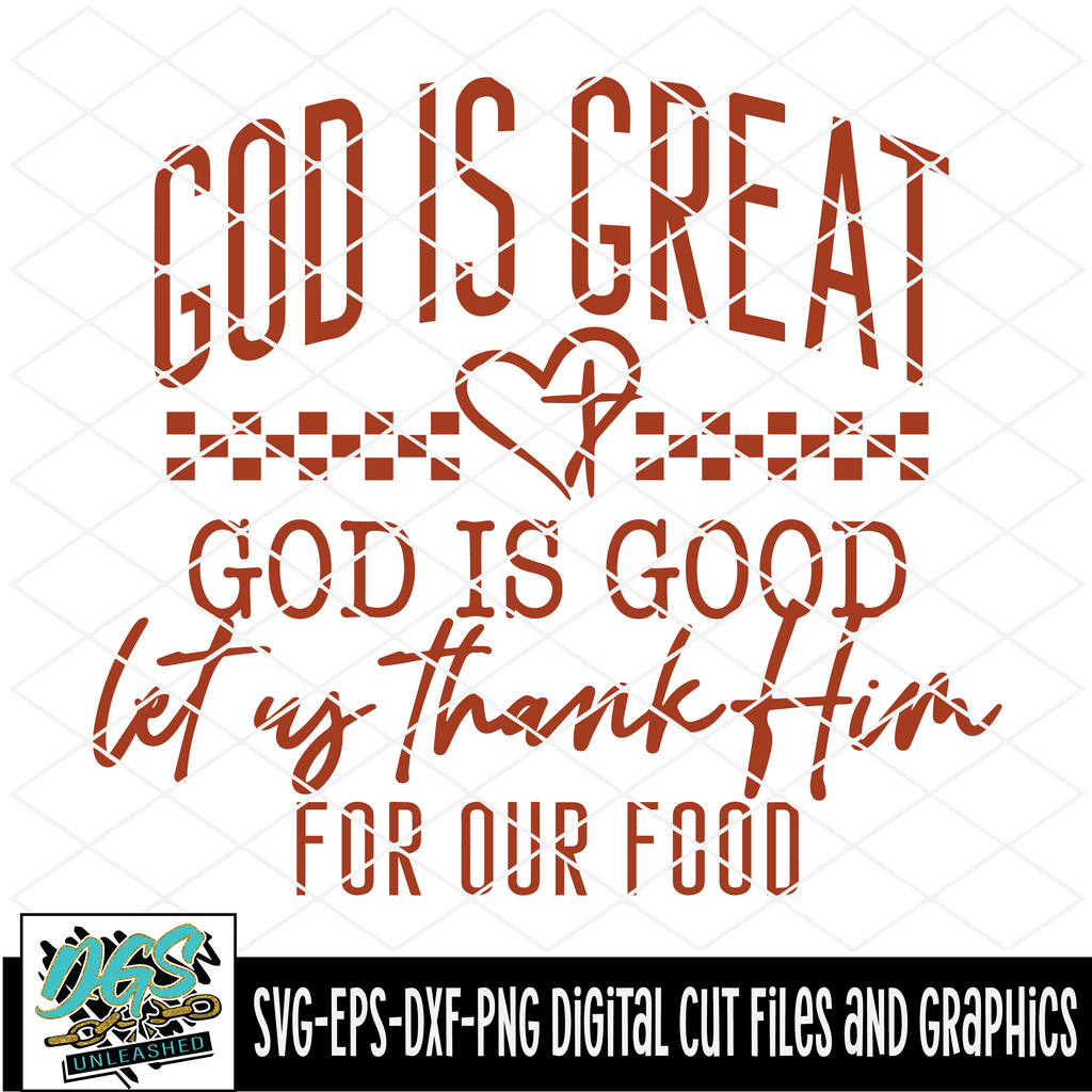 God is Great SVG, DXF, PNG, and EPS Digital Files – Da Goodie Shop ...
