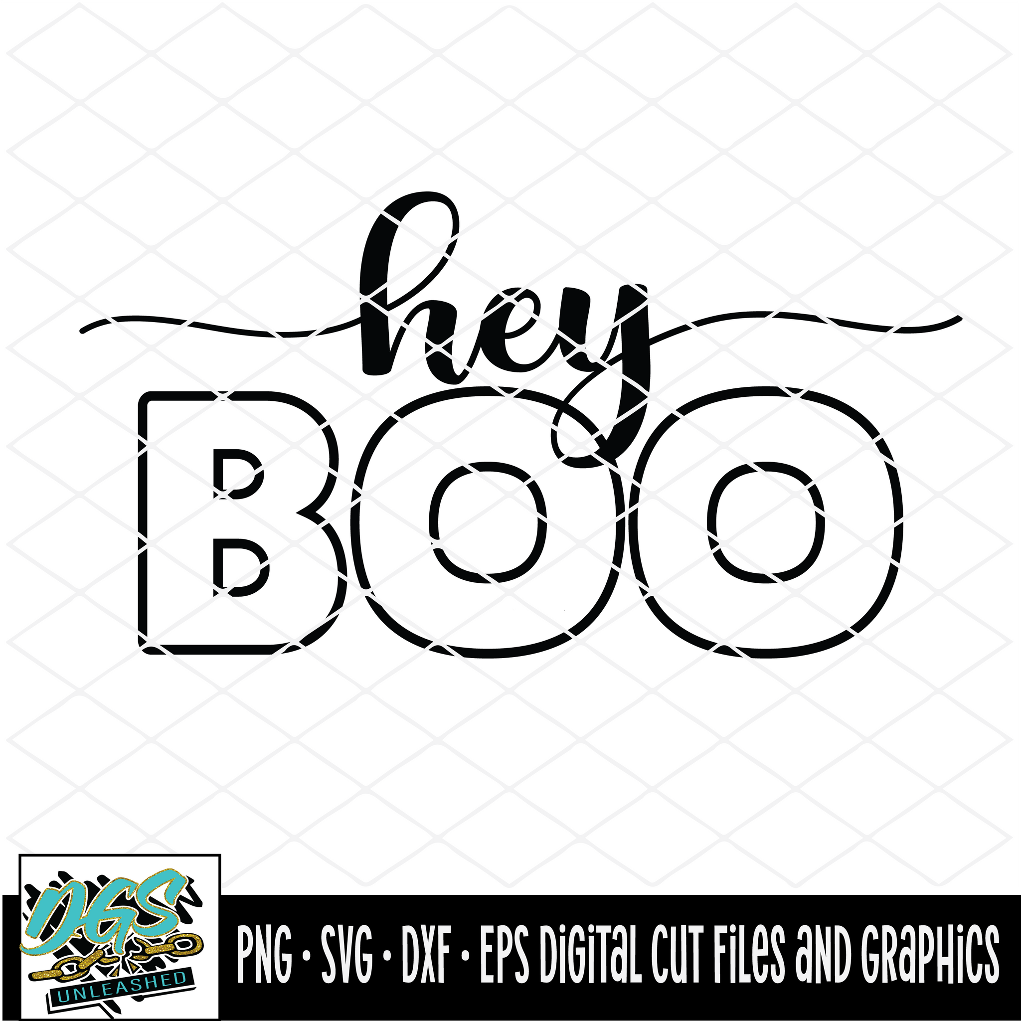 Hey Boo SVG, PNG, DXF, EPS-Instant Digital Download – Da Goodie Shop ...