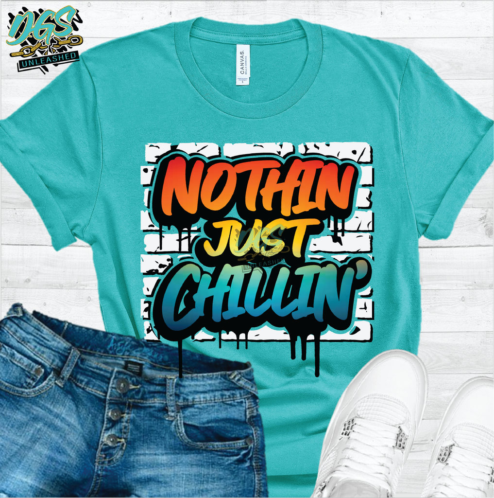 Nothin Just Chillin SVG, DXF, PNG, and EPS Cricut-Silhouette Instant D ...