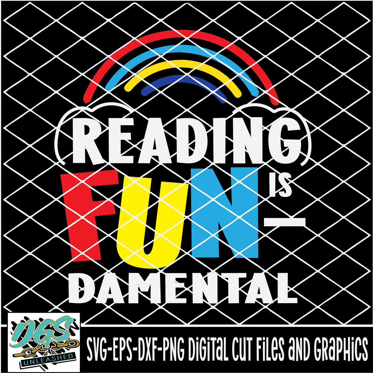 Reading is Fundamental SVG, PNG, DXF, EPS-Instant Digital Download – Da ...