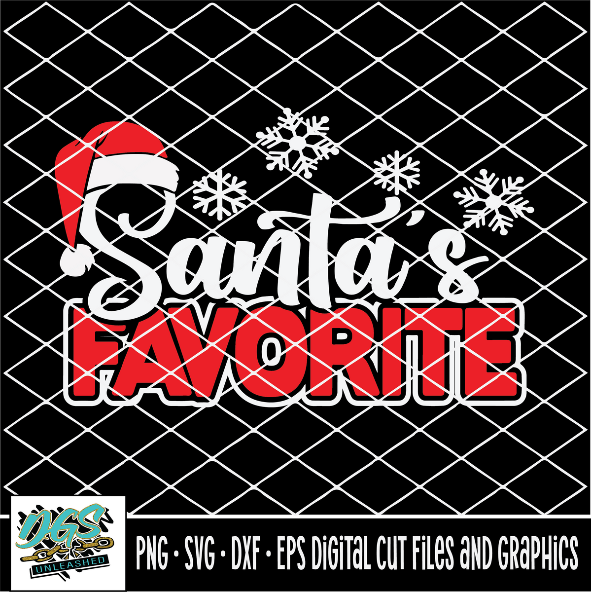 Santa's Favorite SVG, DXF, PNG, and EPS Digital Files – Da Goodie Shop ...