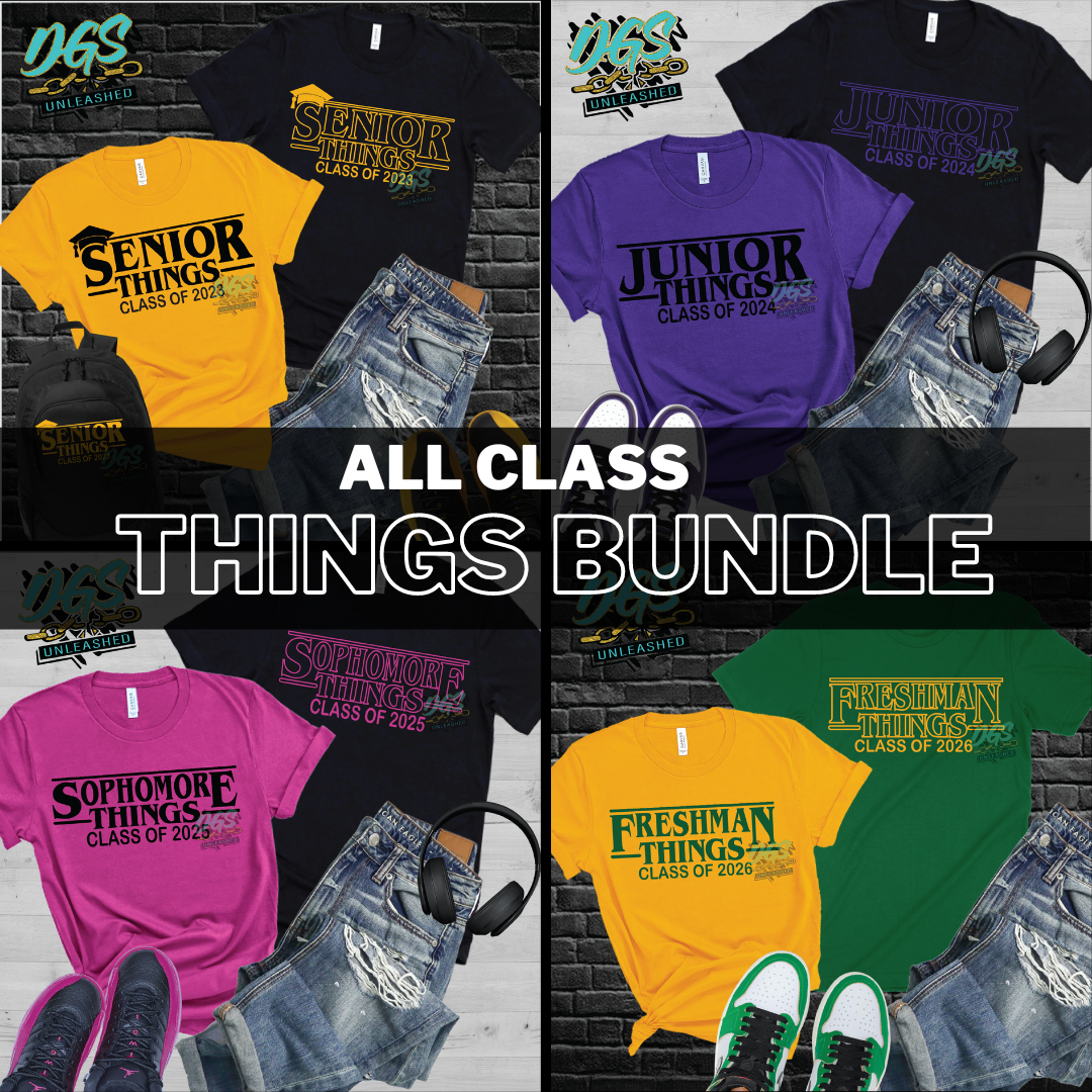 All Class Things Bundle SVG, DXF, PNG, and EPS Cricut-Silhouette Insta ...