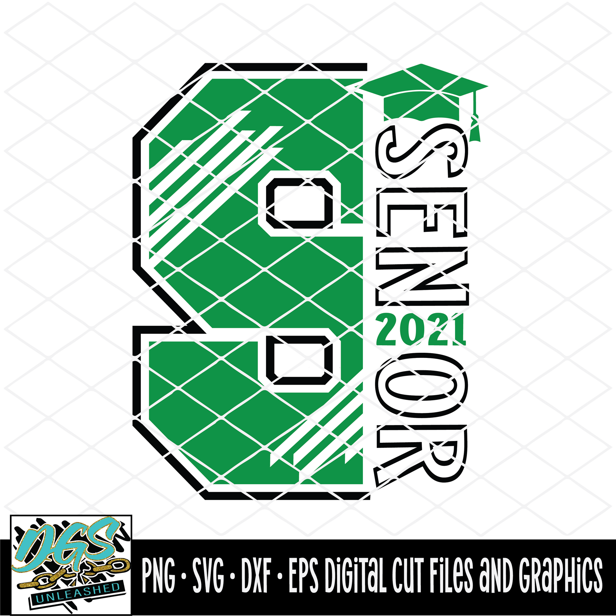 S is for Senior, 2021 SVG, DXF, PNG, and EPS Cricut-Silhouette Instant ...