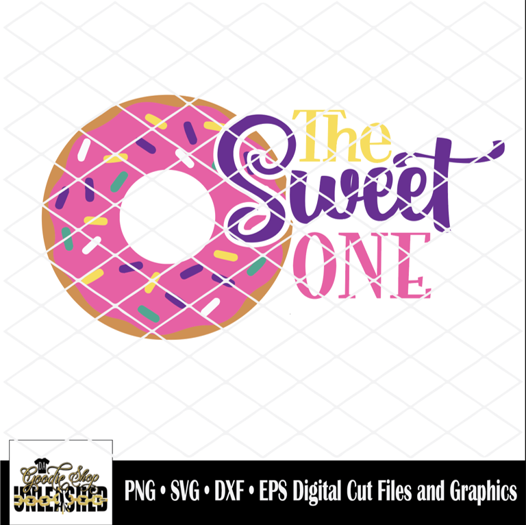 The Sweet One SVG, DXF, PNG, and EPS Digital Files – Da Goodie Shop ...