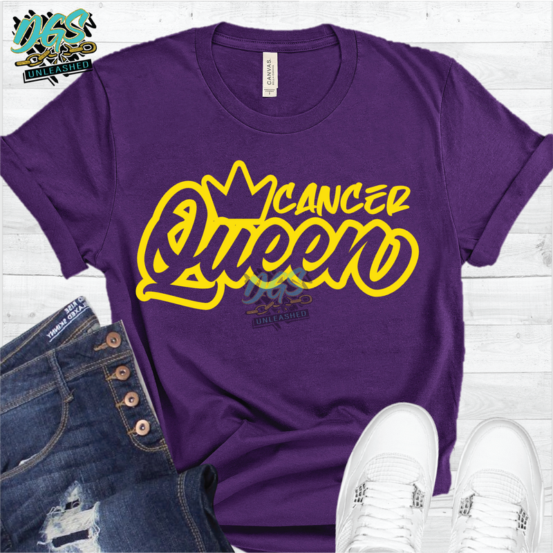 Cancer Queen SVG, DXF, PNG, and EPS Cricut-Silhouette Instant Digital ...