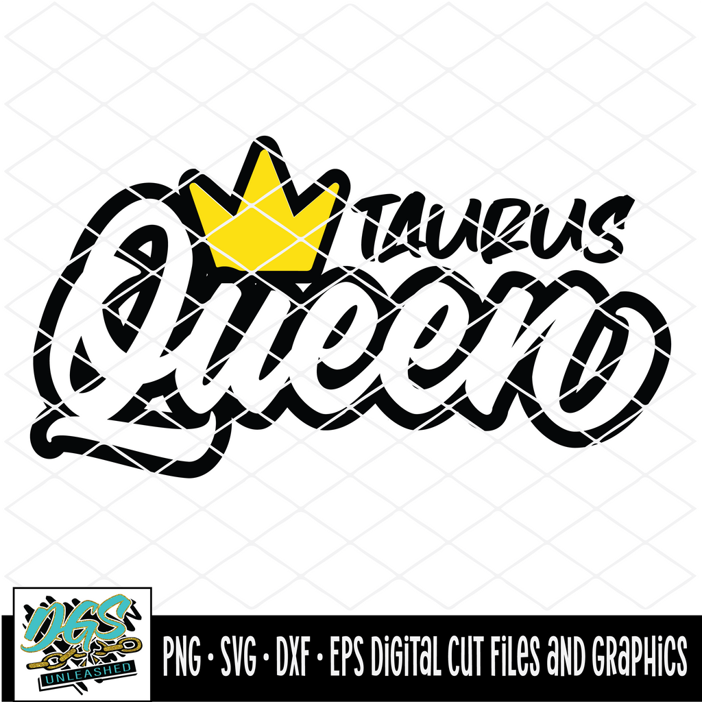 Taurus Queen SVG, DXF, PNG, and EPS Cricut-Silhouette Instant Digital ...